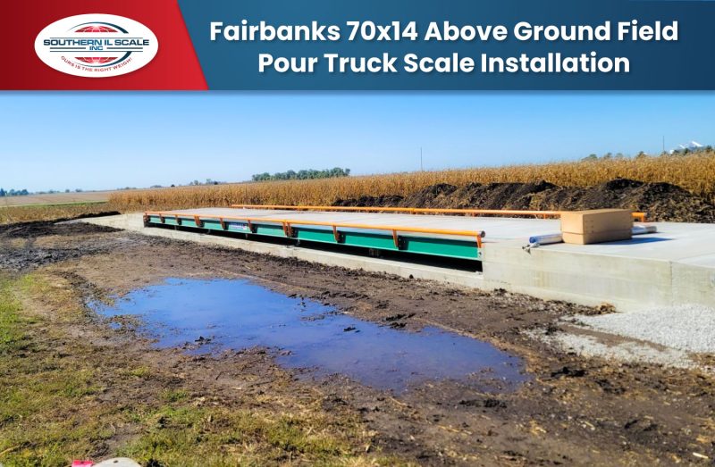 Fairbanks 70×14 Above Ground Field Pour Truck Scale Installation ...